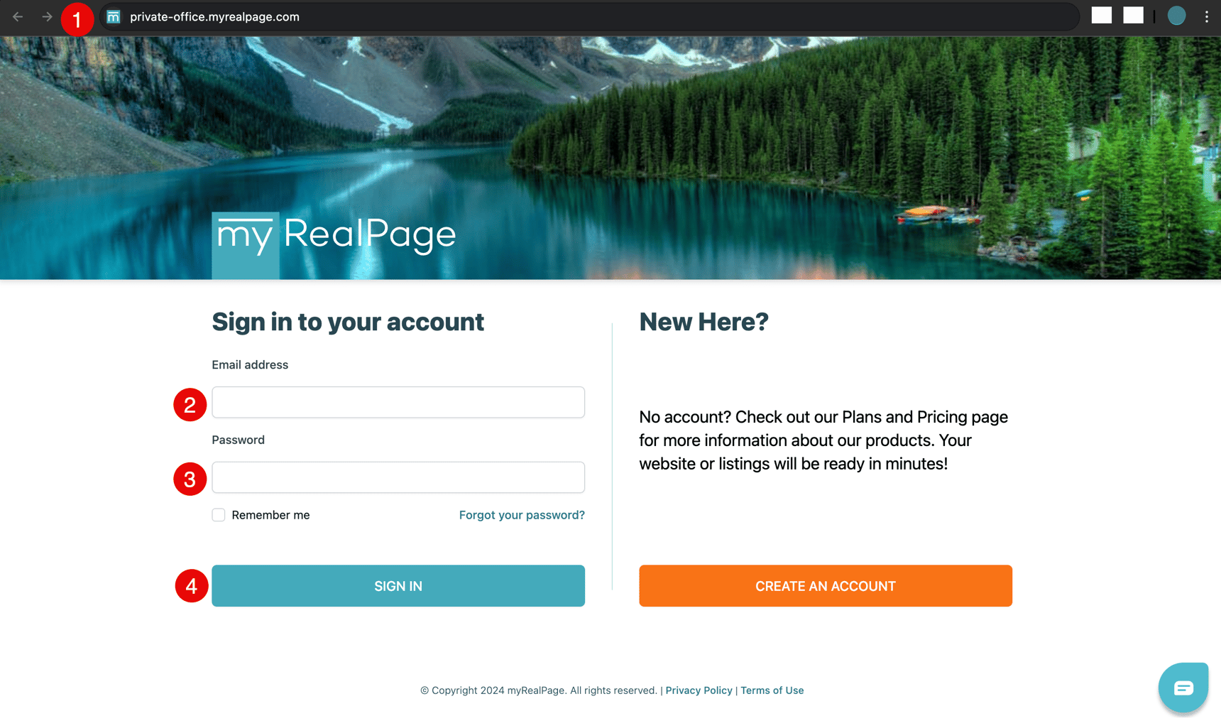 How do I login to myRealPage?